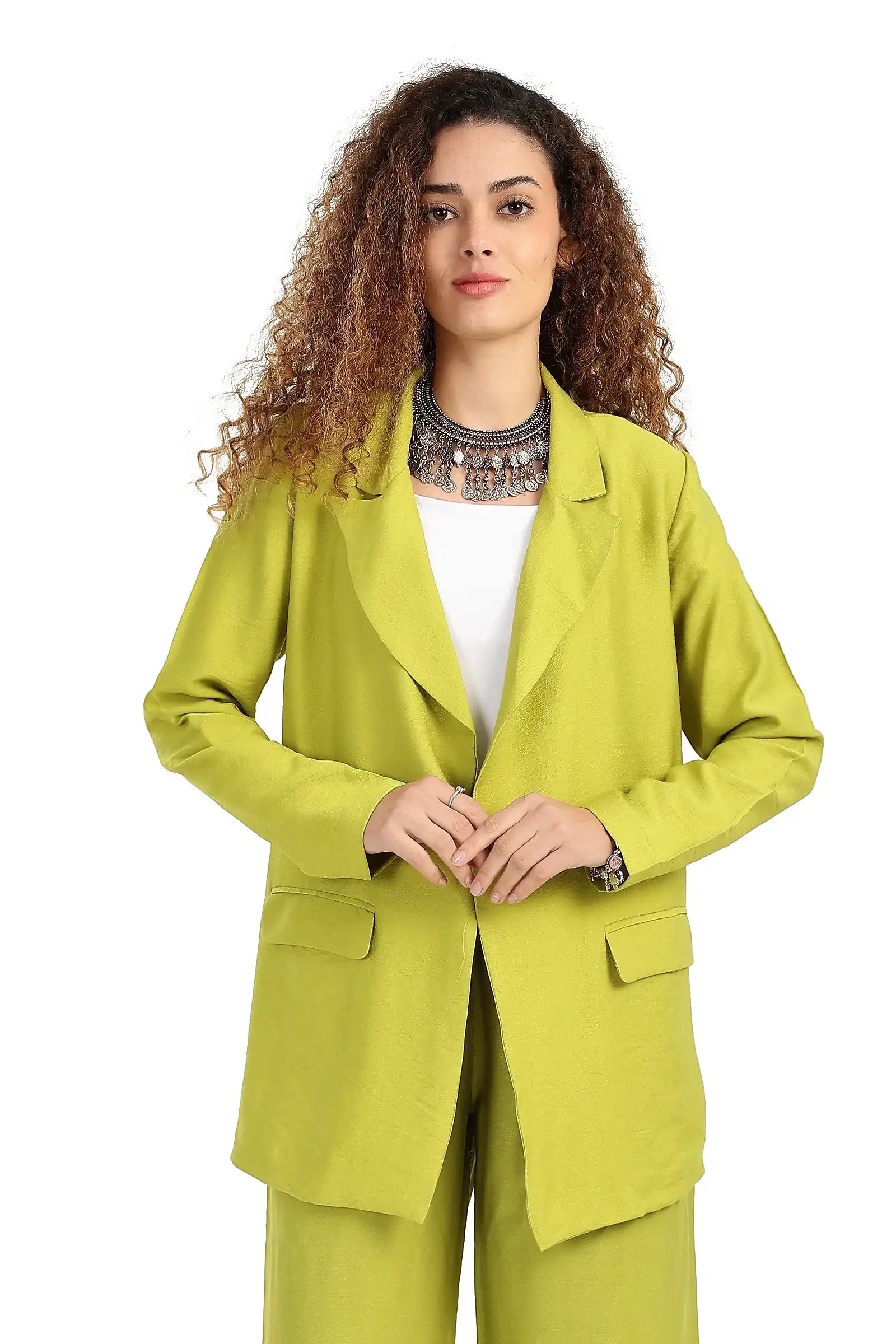 Notch Collar Lounge Blazer | Carina Wear